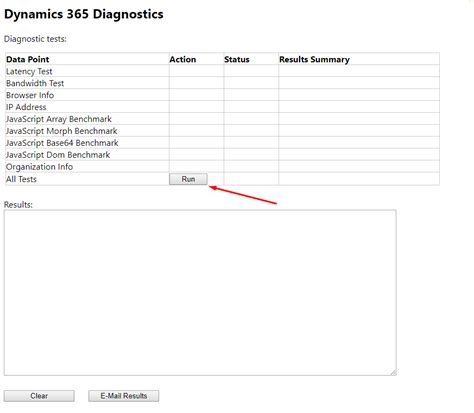 Run Dynamics 365 Diagnostics To Check Network Latency D365 Demystified
