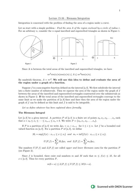 Calculus Riemann Integration Surface Integrals Line Integrals