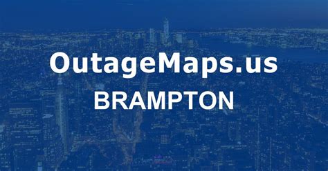 Brampton Power Outages Map