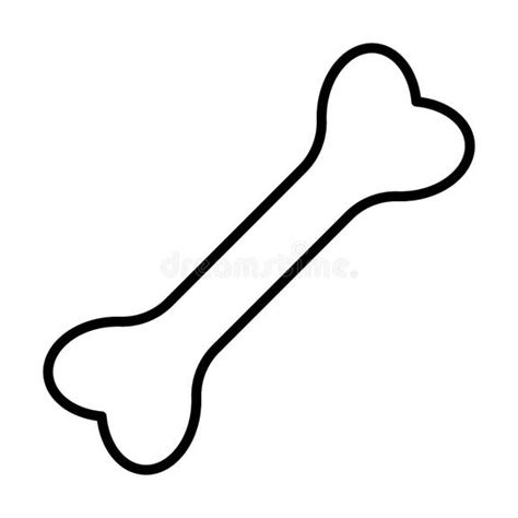 Icône De Ligne Osseuse Illustration Vectorielle Illustration De Vecteur Illustration Du