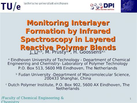 Ppt Faculty Of Chemical Engineering And Chemistry 1 Monitoring