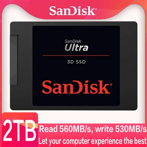 Sandisk 울트라 3d Ssd 내장 솔리드 스테이트 하드 디스크 데스크탑 노트북용 성능 향상 Sata30 2tb 4tb 1tb 500gb 250gb 6
