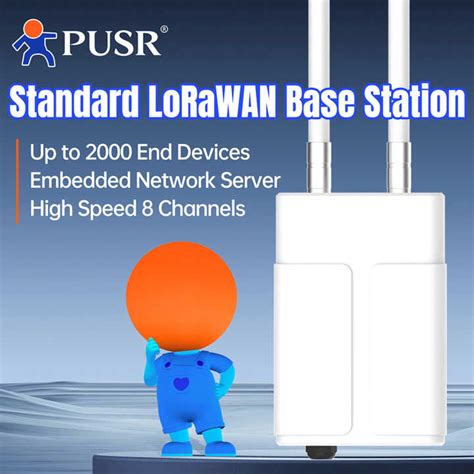 Pusr Lorawan Gateway Robust Outdoor Solution With Quad Core Cpu