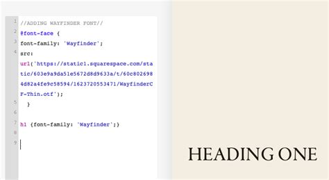 Custom Font Css Not Working Customize With Code Squarespace Forum