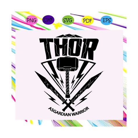 Thor Svg Thor Avenger Svg Avengers Endgame Svg Bundle Tha Inspire