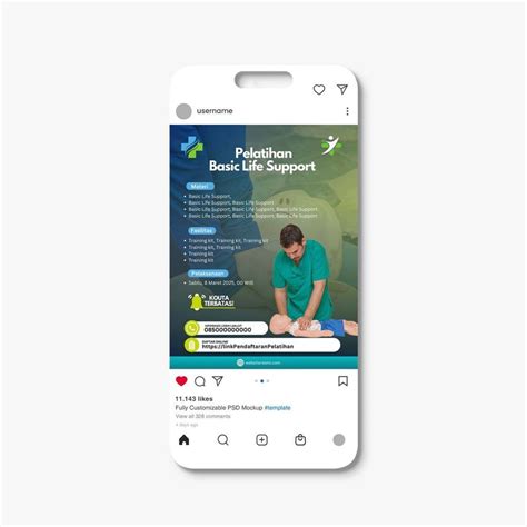 Desain Poster Pelatihan Bls Buff Ly F3z4r1m Hajar Sabrani