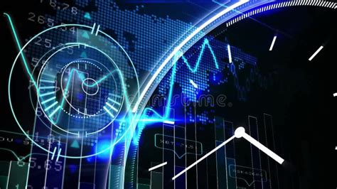 Animation Of Digital Data Processing Over Scope Scanning And World Map Stock Video Video Of