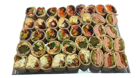 Assorted Wrap Platter Wrap Platter Blossom By La Plaza