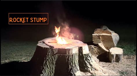 Making A Rocket Stump Fire Pit Youtube