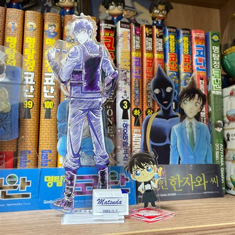 명탐정 코난 펜슬아트 아크릴스탠드 마츠다 진페이 송보윤 콜리colley