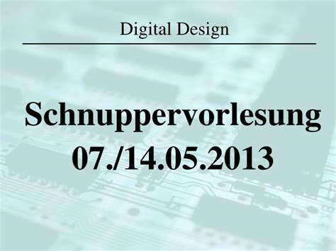 PPT Digital Design PowerPoint Presentation Free Download ID 3458158