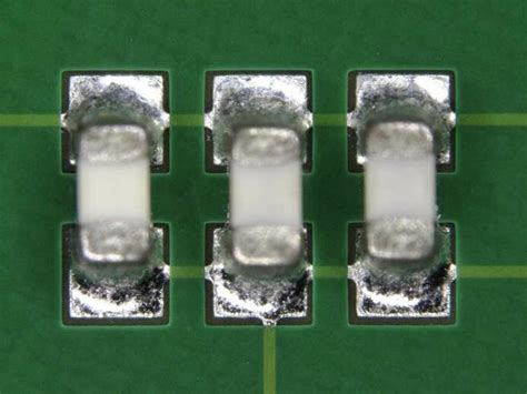 Optical Images Of The Area Around Solder Joints On A Cleaned Board To Download Scientific