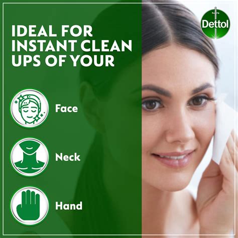 Dettol Skincare Anti Bacterial Skin Wipes 10 Pcs Online At Best Price