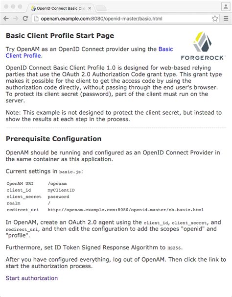 Managing Openid Connect 10 Authorization Open Identity Platform
