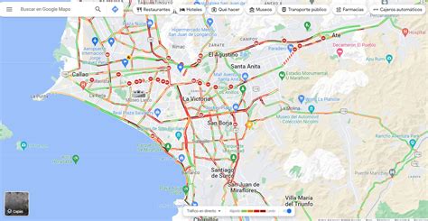 Tráfico En Lima Por Semana Santa Mapa En Tiempo Real De Calles Y Avenidas De Lima Infobae