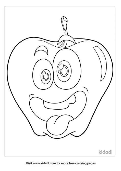 Silly Face Coloring Sheet