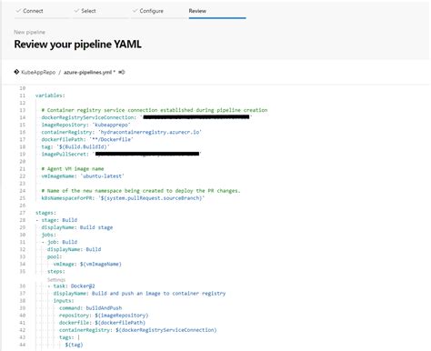 Vs 2019 Container Application For Kubernetes Errors Received When Deploying With Azure Devops