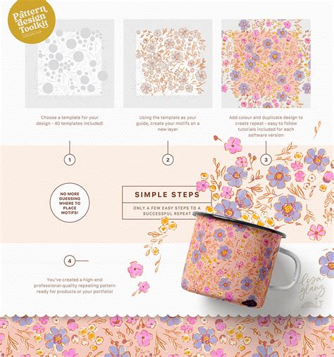 Pattern Design Toolkit Templates For Creating The Perfect Repeat Lisa Glanz
