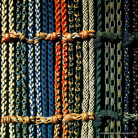 Ai创作图绳结种类 绳子底纹 多绳 五色绳 绳子特写 绳结特写 彩色绳子 各种水手结 结绳艺术 证件绳图案 彩色绳 绳带编织结构 绳子结特写