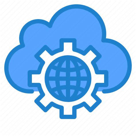 Setting Cloud Computing Online Computer Network Server Icon Download On Iconfinder
