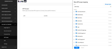 Api Scopes Kore Ai Docs