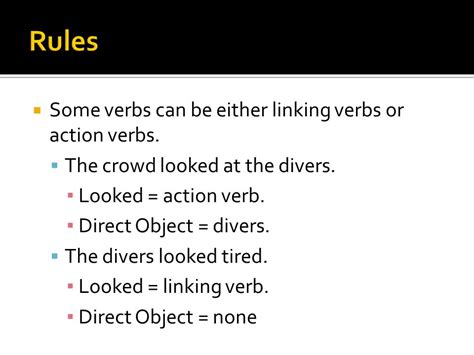 Rules For Linking Verbs Grammar Speakoclub