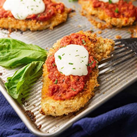 Baked Chicken Parmesan Chicken Parmesan Sheet Pan Dinner