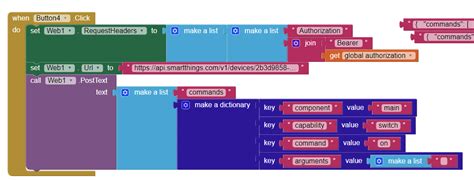 401 Error With Smartthings Api Mit App Inventor Help Mit App