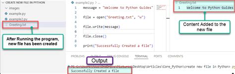 How To Create A File In Python