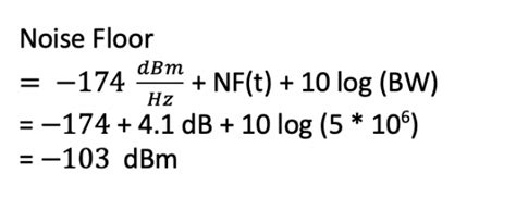 How To Calculate Noise Figure And Noise Floor Example Questions Part