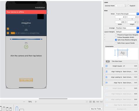 Swift IOS Ambiguous Layout Stack Overflow