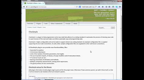 Checkstyle Plugin Youtube