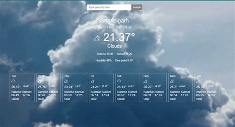 Github Sshilpi Weather App About The Weather App Also Provides Atmospheric Pressure