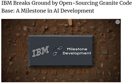 ibm open sourcing llms for ai models ruben nag posted on the topic linkedin