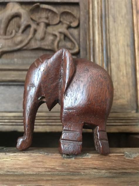 Слоник дерево вінтаж — ціна 600 грн у каталозі Статуетки Купити товари