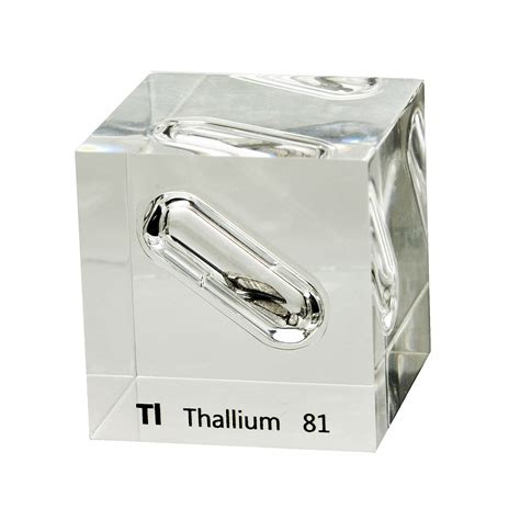 Lucite Cube Thallium Luciteria Touch Of Modern