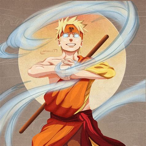 Naruto Aang Criação