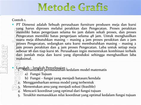 Ppt Linier Programming Powerpoint Presentation Free Download Id