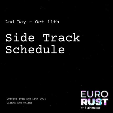 Eurorust On Linkedin Eurorust24 Rustlang