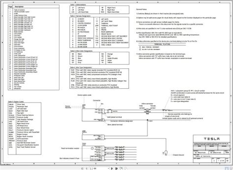 Tesla Circuit Diagram Schematic Model 3 S X Y Electric 052023 Download