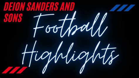 Jackson State Football Highlights Featuring Deion Sanders Youtube