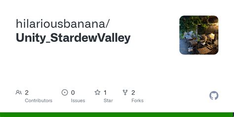 GitHub Hilariousbanana Unity StardewValley