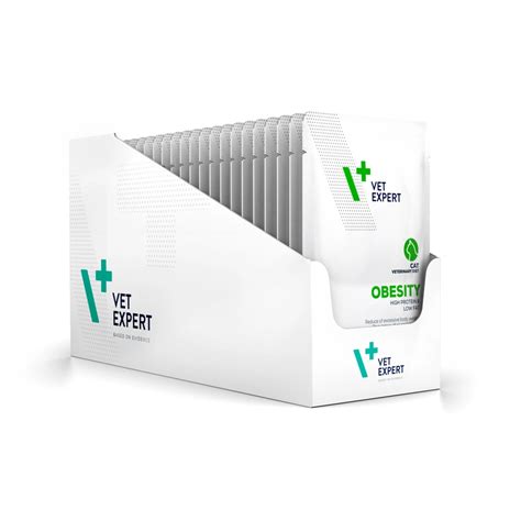Vetexpert Obesity Cat šlapias Veterinarinis Maistas Katėms 12x100 G