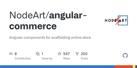 github nodeart angular commerce angular components for scaffolding online store