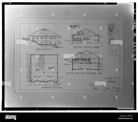 Photographic Copy Of Architectural Drawing No 4198 7 Dated 1919 On