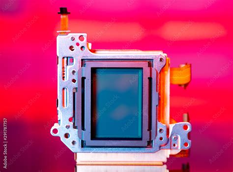 Modern CMOS Camera Image Sensor Digital Dslr Camera Cmos Sensor Removed From Camera Stock