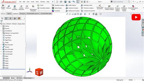 Solidworks Tutorial Exercise On Advance Surface Modeling Youtube