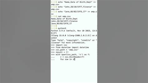 Convert Csv File To List Of Dictionaries Modify Date Values Youtube