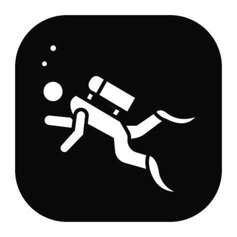 Premium Vector Scuba Diving Icon