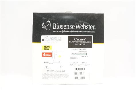 Biosense Webster 36o07r D7tal252rt Celsius Electrophysiology Cath A Type X